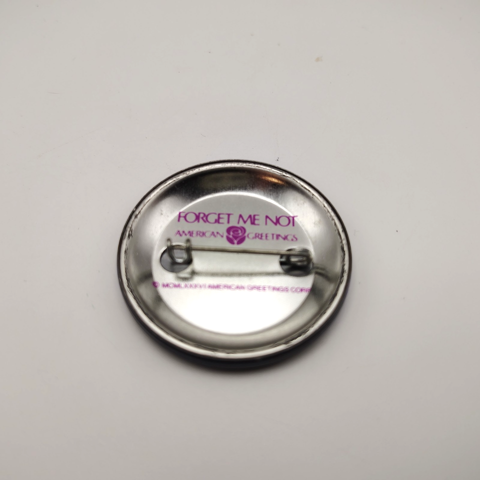 Wild Woman Neon Pin Button Forget Me Not by American Greetings Vintage ...