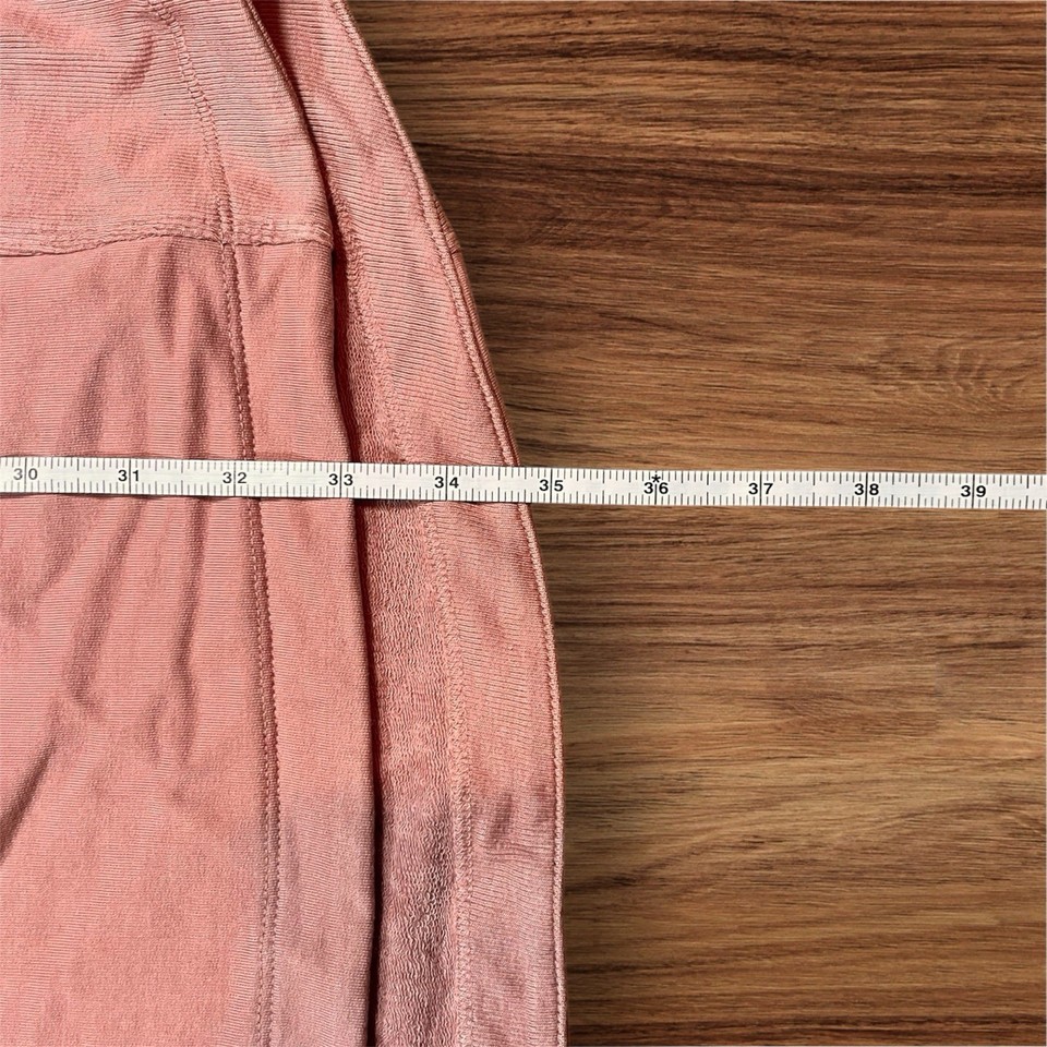 Athleta Balance Long Sleeve Front Pockets Crewneck Pink Dress Women ...