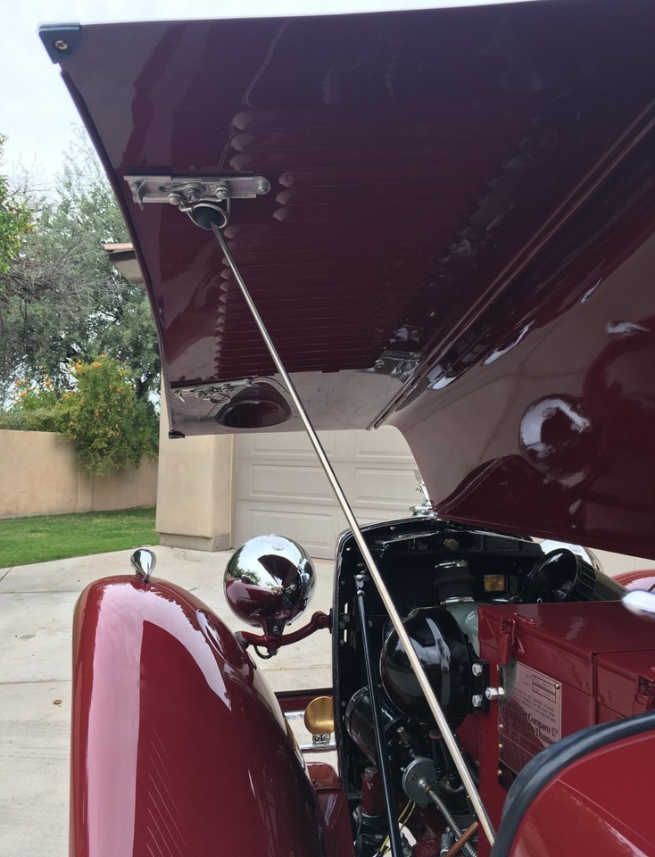 MGTC Bonnet Supports, MG TA TB TC TD, easy install | eBay