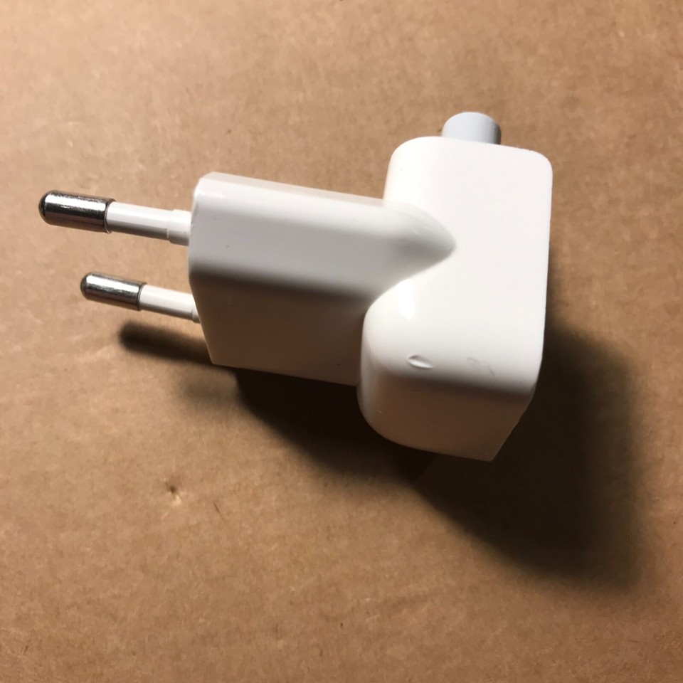 EU Mains 2 Pin Plug Travel Adapter for Apple Magsafe MacBook Charger ...