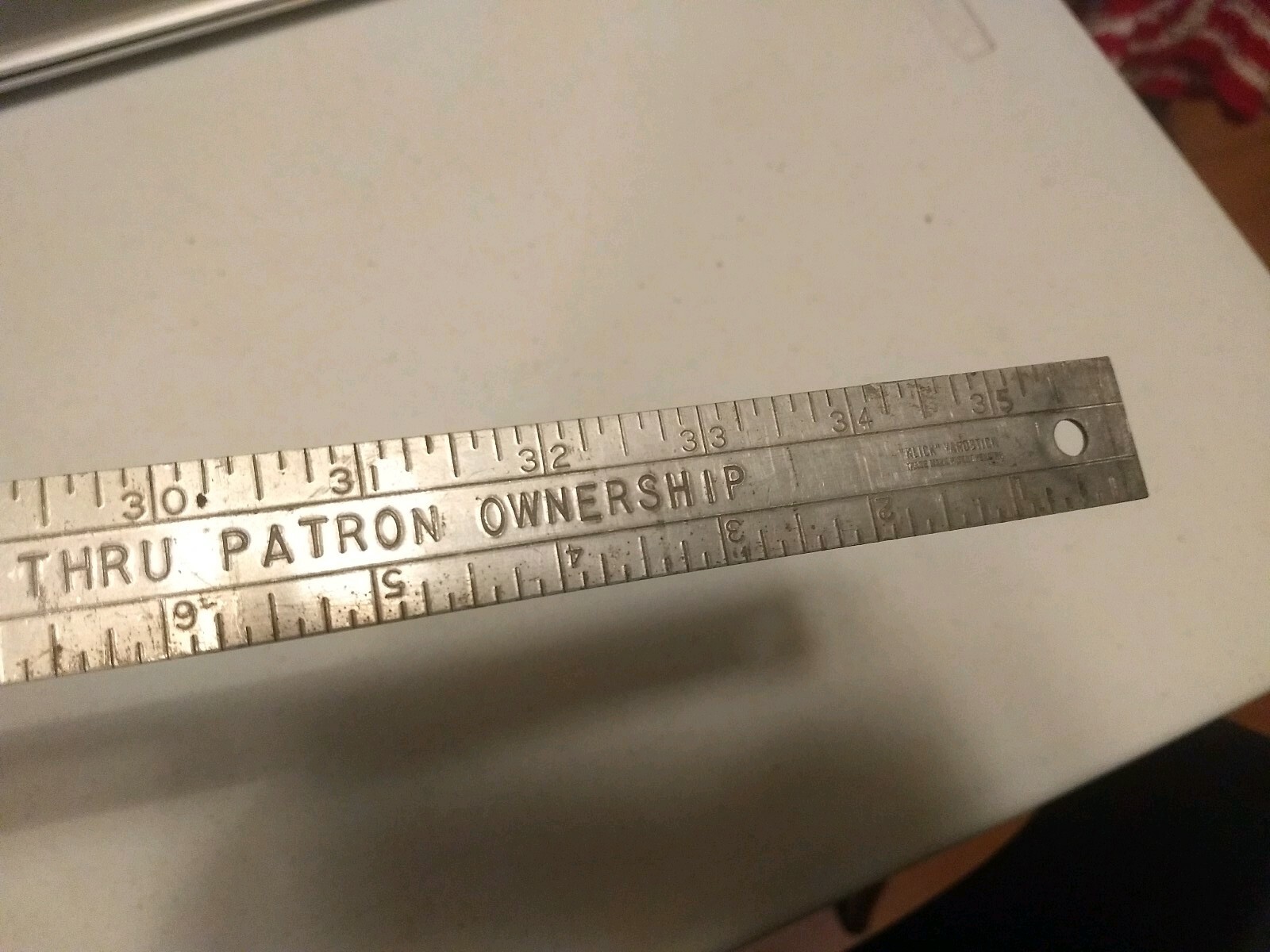 Vintage Hamilton Co Farm Bureau Co-op Advertising Folding Metal ...