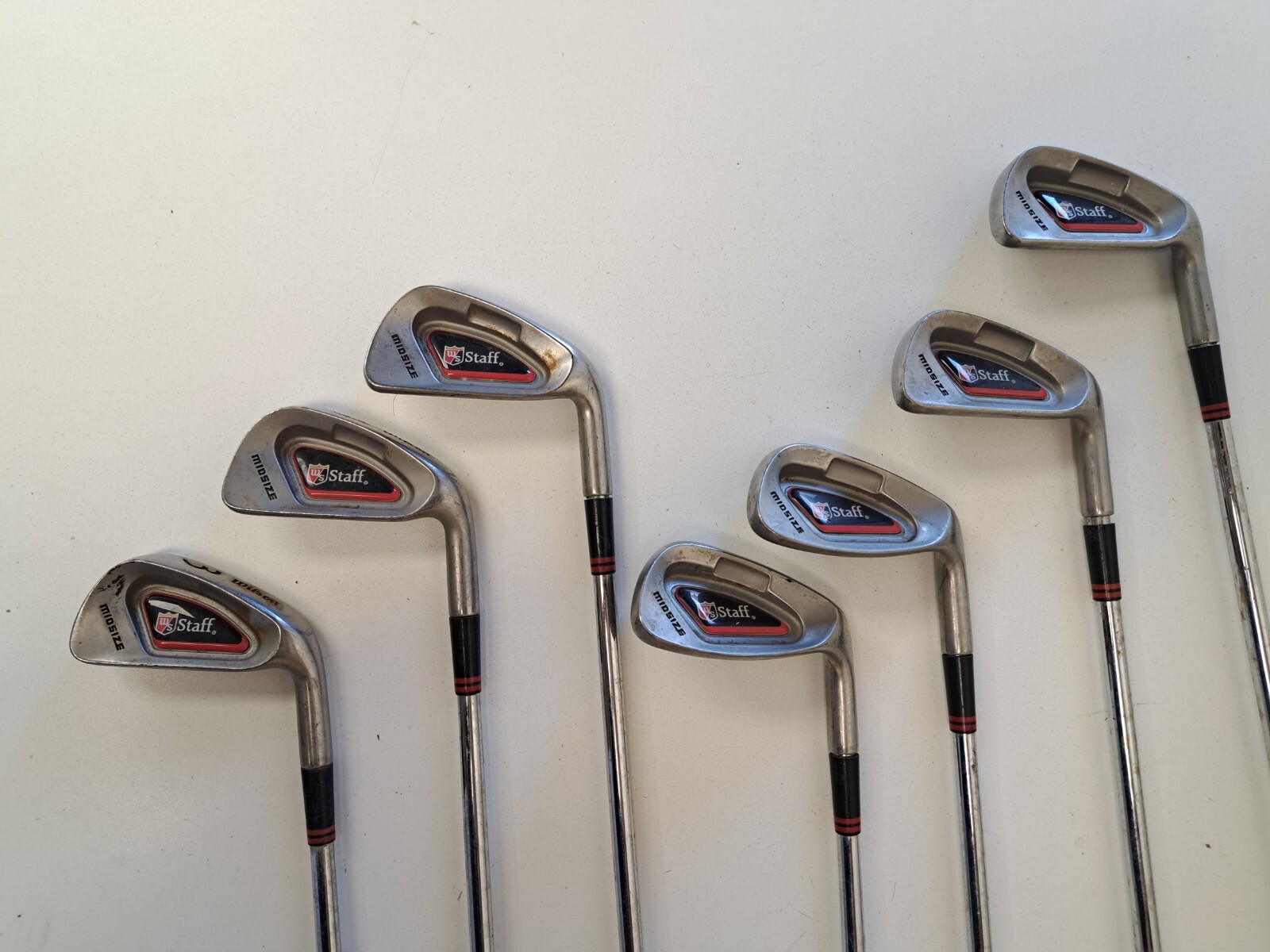 Wilson Staff RM MIDSIZE FORGED Irons 3-PW-FIRESTICK 2.8 Steel, Stiff-Excellent! | eBay
