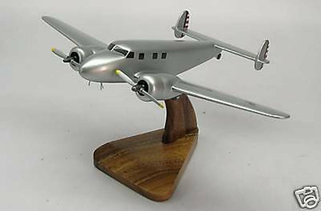 L-12-A Electra Junior Lockheed L-12 Airplane Desktop Kiln Dry Wood ...