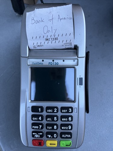 FIRST DATA FD130 CREDIT CARD TERMINAL DRE2-4w | eBay