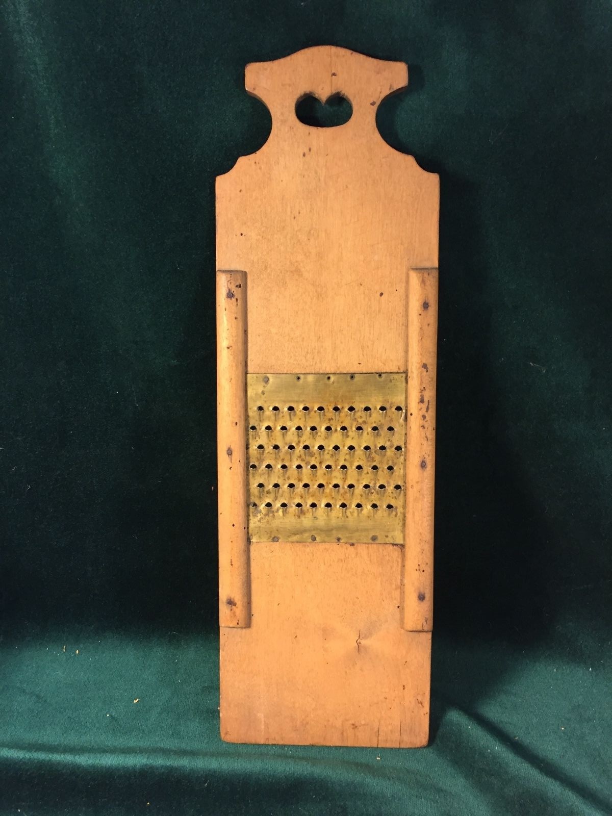 Early Wood & Brass Pierced Food Grater ~ Old and Original ~PR272 | eBay