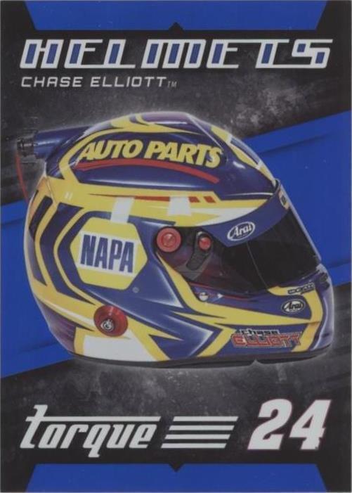 2016 Panini Torque - Helmets Chase Elliott #H7 Blue /99 (RC) for sale online | eBay