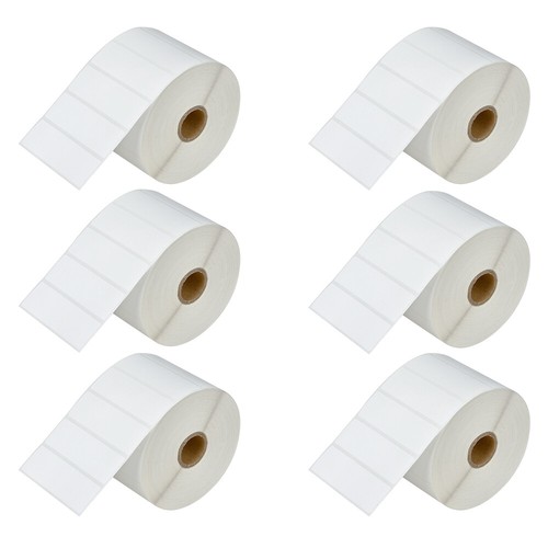 6Rolls 3x1 Direct Thermal 2000 Labels for Zebra LP2824 LP2844 LP2442 ...