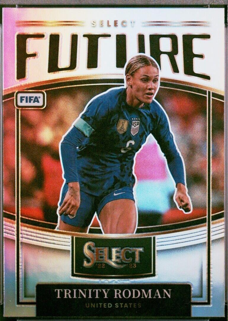 2022-23 Panini Select FIFA - Select Future Trinity Rodman #19 Gold ...