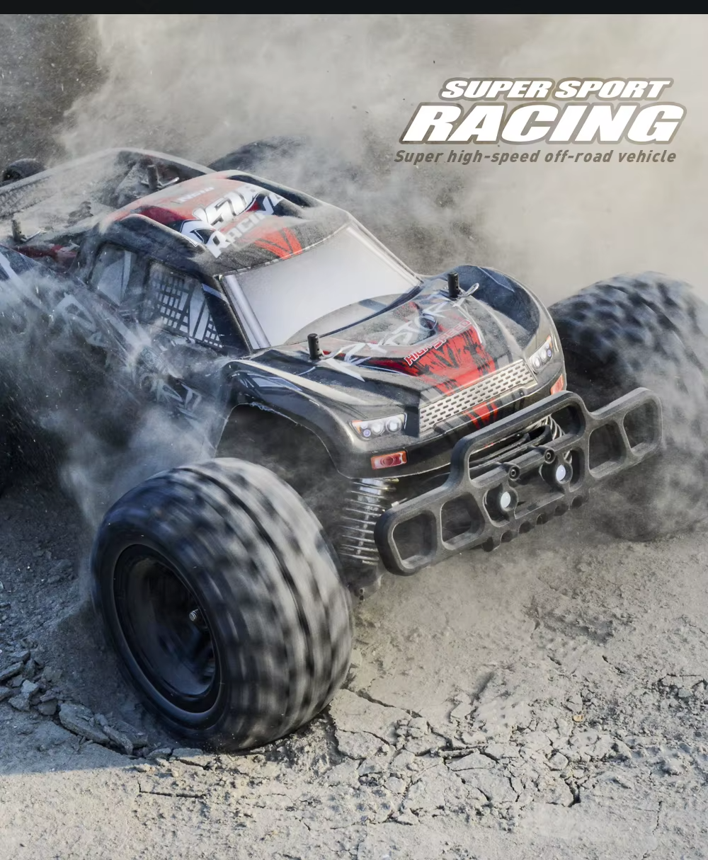 RAPTOR N518 4WD 1/8 SCALE 100KMH BIG FOOT BRUSHLESS BASHER RC TRUCK RTR ...