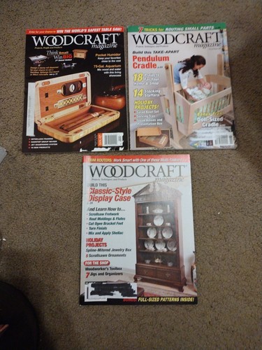 Woodcraft Magazine Lot of 3 magazines 2008/2009 | eBay