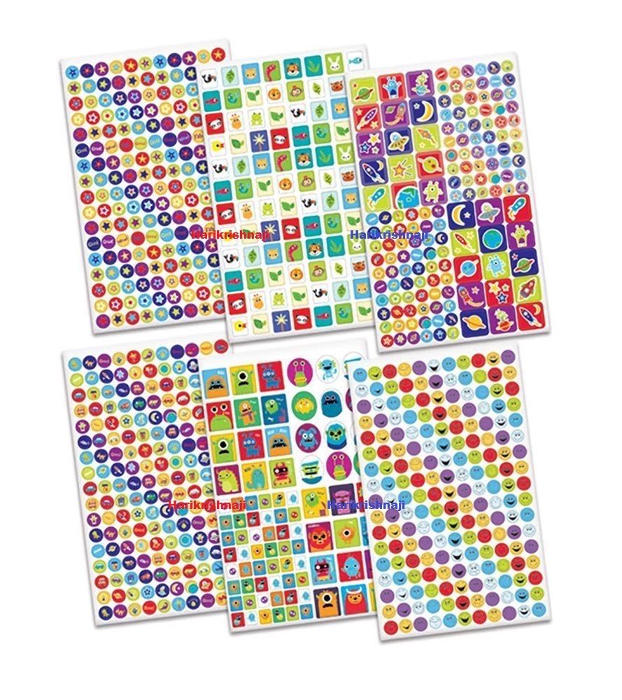 Mega Sticker Book - Over 1500 Stickers Kids Creative Fun Activity ...