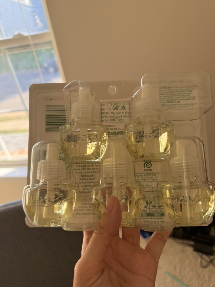 Plug in Scented Oil Refill 5 Ct Pumpkin Spice Air Freshener Essential ...