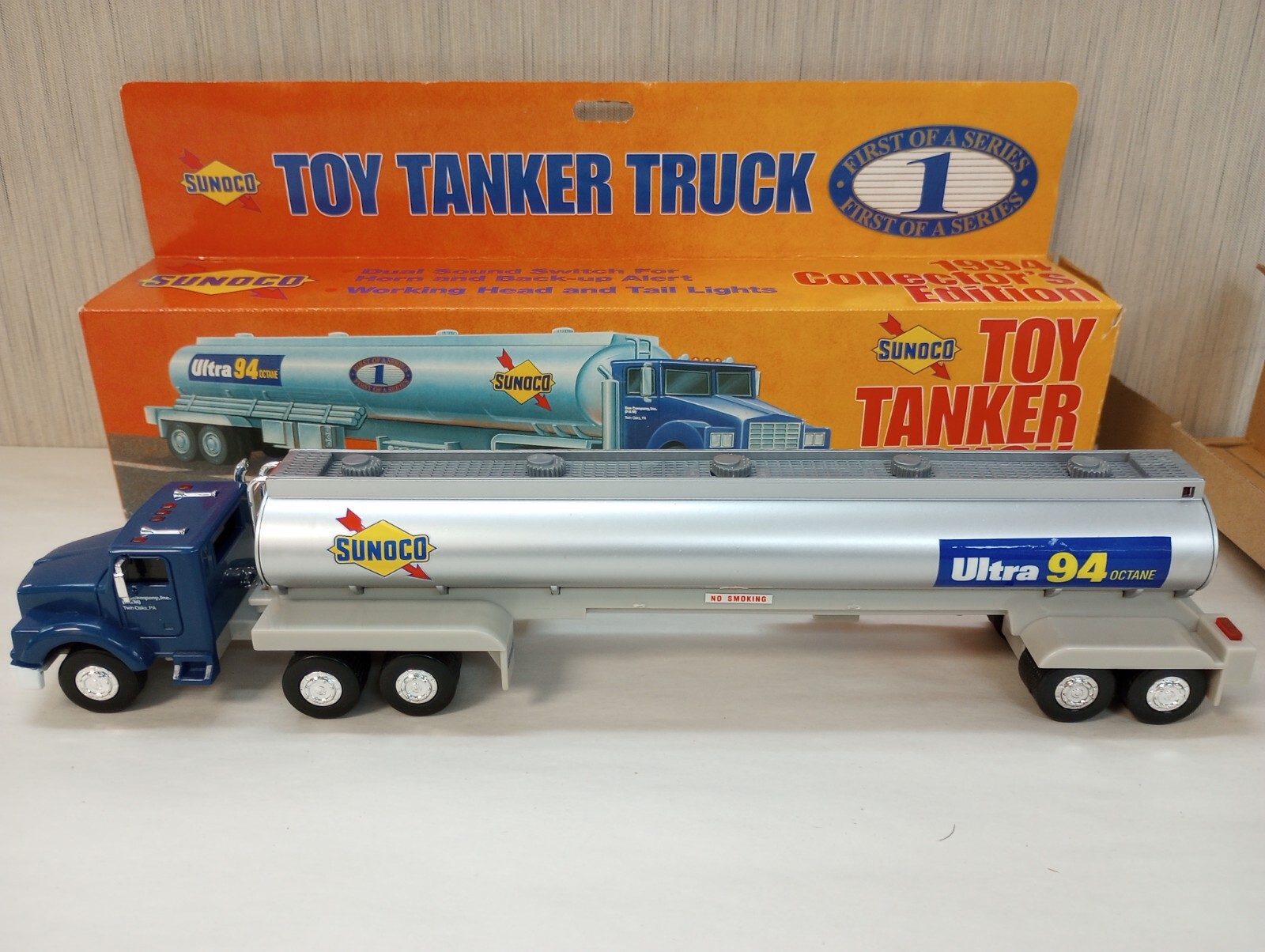 Lot of 3 - 1994 SUNOCO, 1992 EXXON, 1993 SHELL Silverado Toy Tanker ...