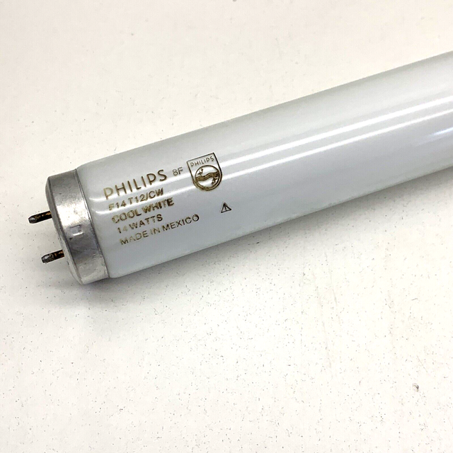 Case of 24 Philips F14t12/cw F14t12 CW Fluorescent Lamps 14watts NOS ...