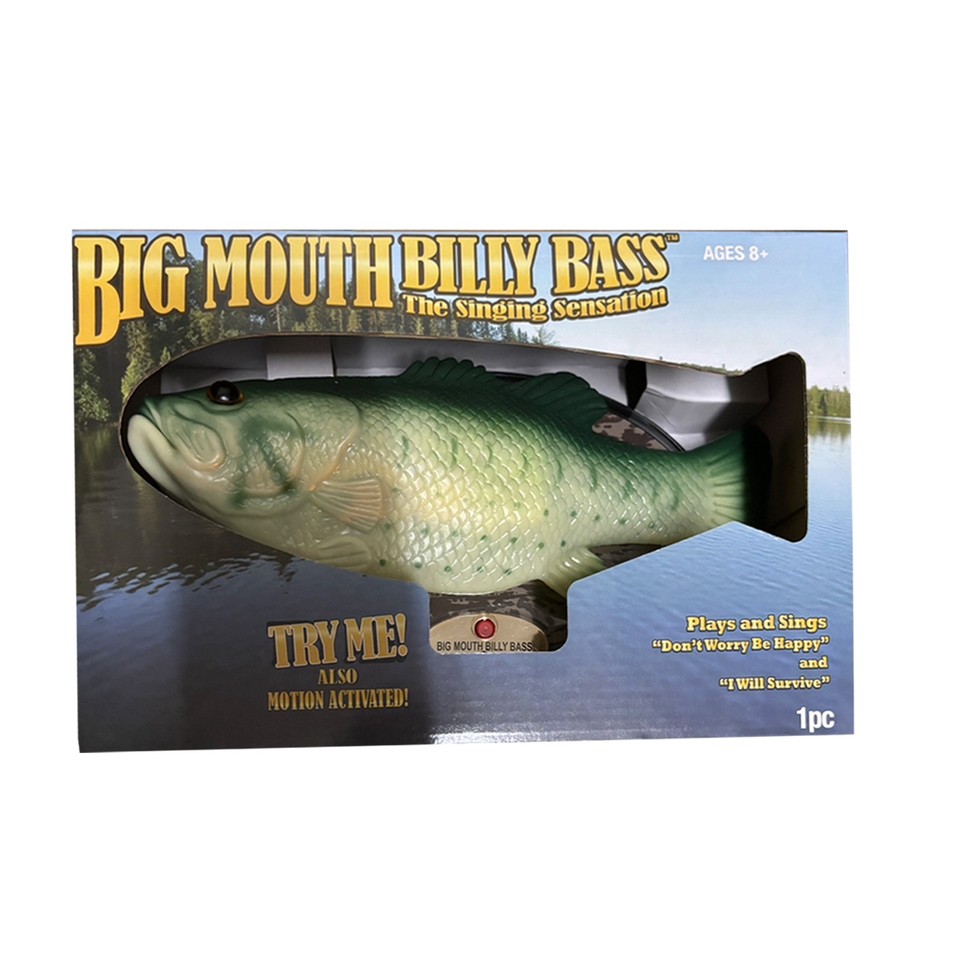Big Mouth Billy Bass 15th Anniversary Singing Sensation Electric Fish ...
