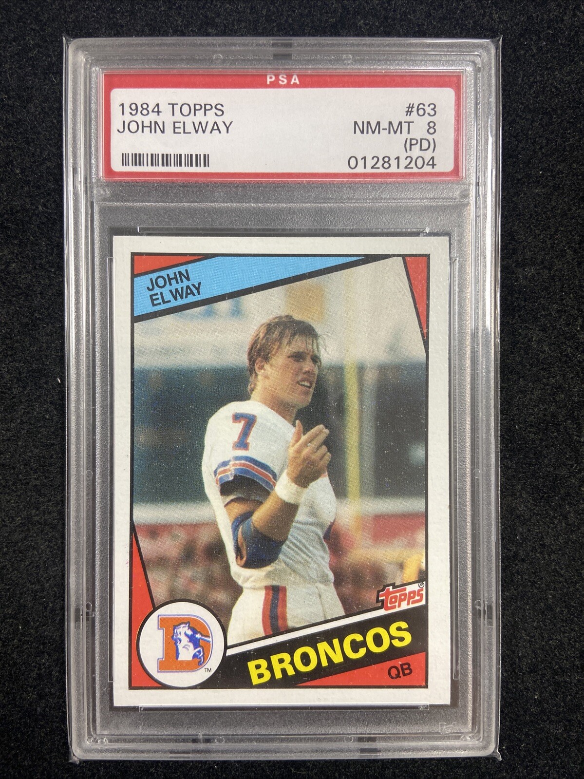 1984 Topps - #63 John Elway Rookie Psa 8 | eBay