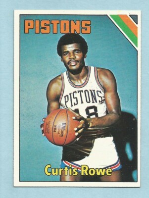1975-76 Topps Basketball Curtis Rowe #68 Detroit Pistons UCLA NM/MT | eBay