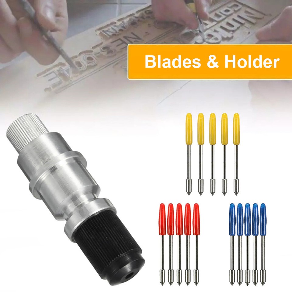 CB09 CB09U Blades & Holder For Graphtec Vinyl Compatible Cutting ...