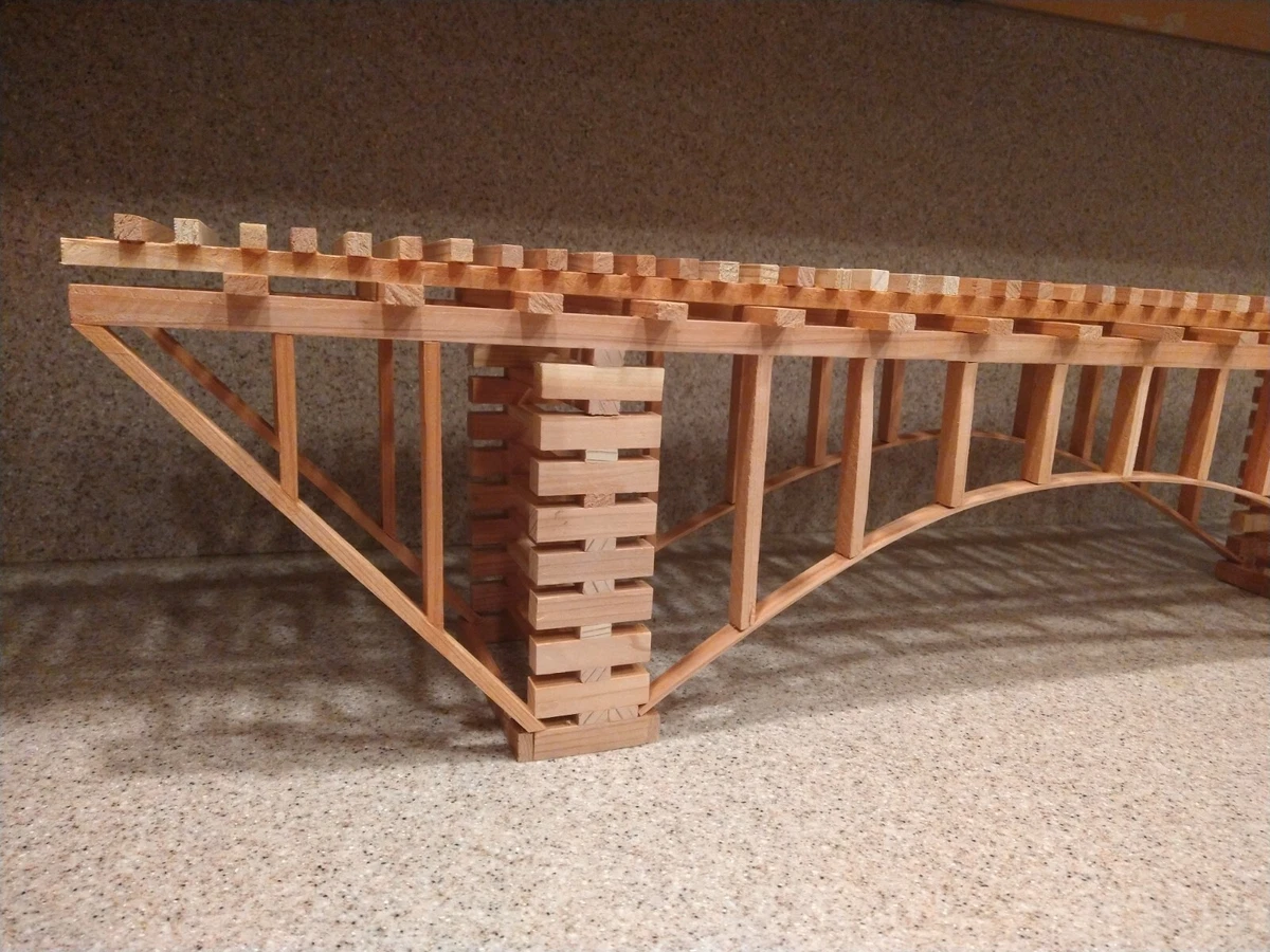 Popsicle Stick Arch Bridge