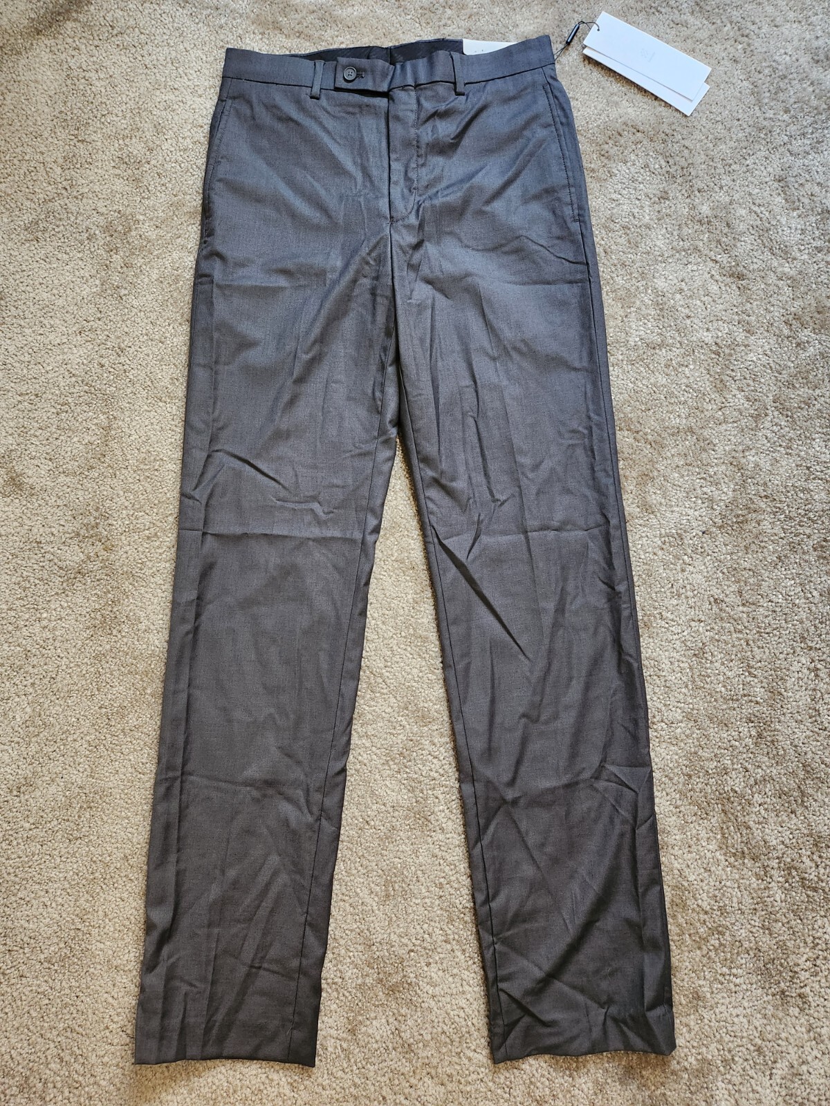 Calvin Klein Men's Jinny Modern Fit Dress Pant, Medium Grey, 30W X 34L | eBay