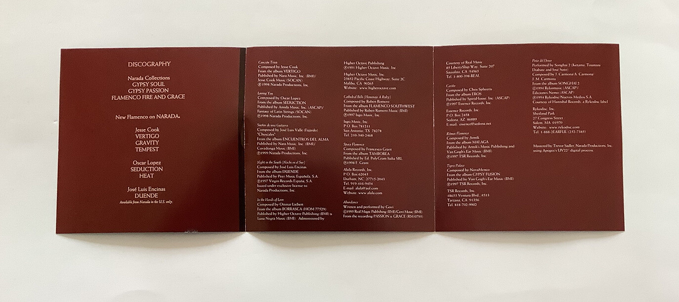 New Flamenco Romance Obsession Audio CD 1999 Narada Productions 72438 ...