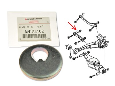 Plate Cam Rear Camber Bolt MN184102 OE for Mitsubishi Asx Lancer ...