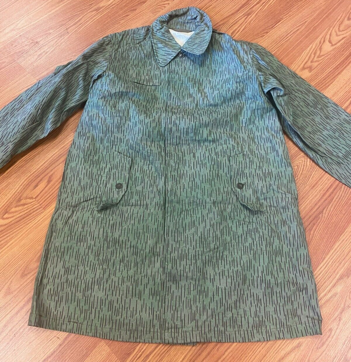 Genuine Czech Army M60 Raindrop Camo Parka Coat extra… - Gem