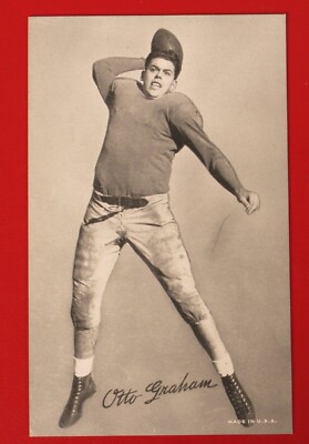 VINTAGE OTTO GRAHAM NFL FOOTBALL CLEVELAND BROWNS EXHIBIT CARD !! | eBay