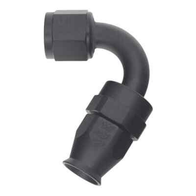 DeatschWerks Aluminum Anodized Matte Black 120-Deg. 8AN Swivel PTFE ...