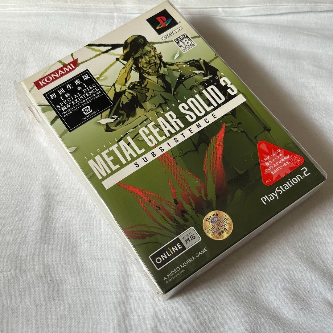 PS2 Metal Gear Solid 3 Subsistence Limited Edition Playstation 2 Game ...