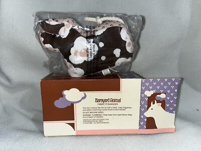 Avon Barnyard Animal Cow Fabric Pomander NIB | eBay
