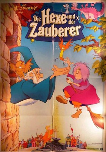 Die Hexe und der Zauberer - Walt Disney - Filmposter A1 84x60cm ...
