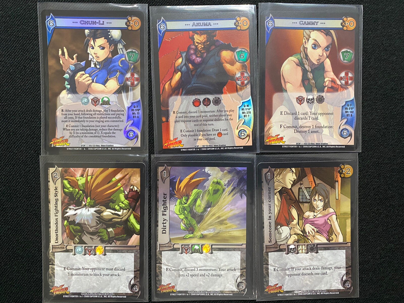 UFS Universal Fighting System Street Fighter x6 Card Promo Lot | eBay