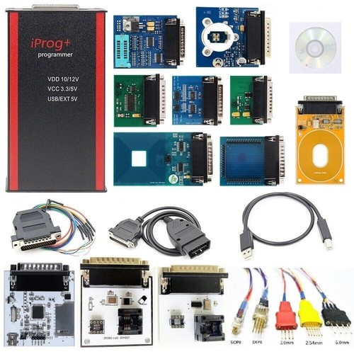 Iprog Pro Full V89 with 12 Adapters Support Eeprom IMMO/KM/Radio Reset Dashboard | eBay