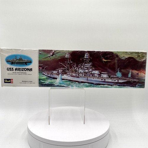 New 1975 Revell USS Arizona Battleship 17inches Plastic Model Kit H-302 ...