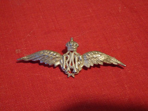 RAF WINGS SWEETHEART LAPEL PIN OR BROOCH. WWII STERLING SILVER 925 | eBay