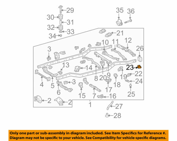 51709-35040 Toyota Bracket sub-assy, body rear end mounting 5170935040 ...
