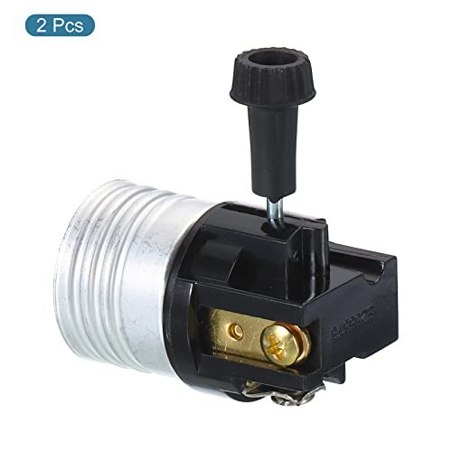3-Way Lamp Socket, Medium Base E6 Lamp Socket Replacement with Turn ...