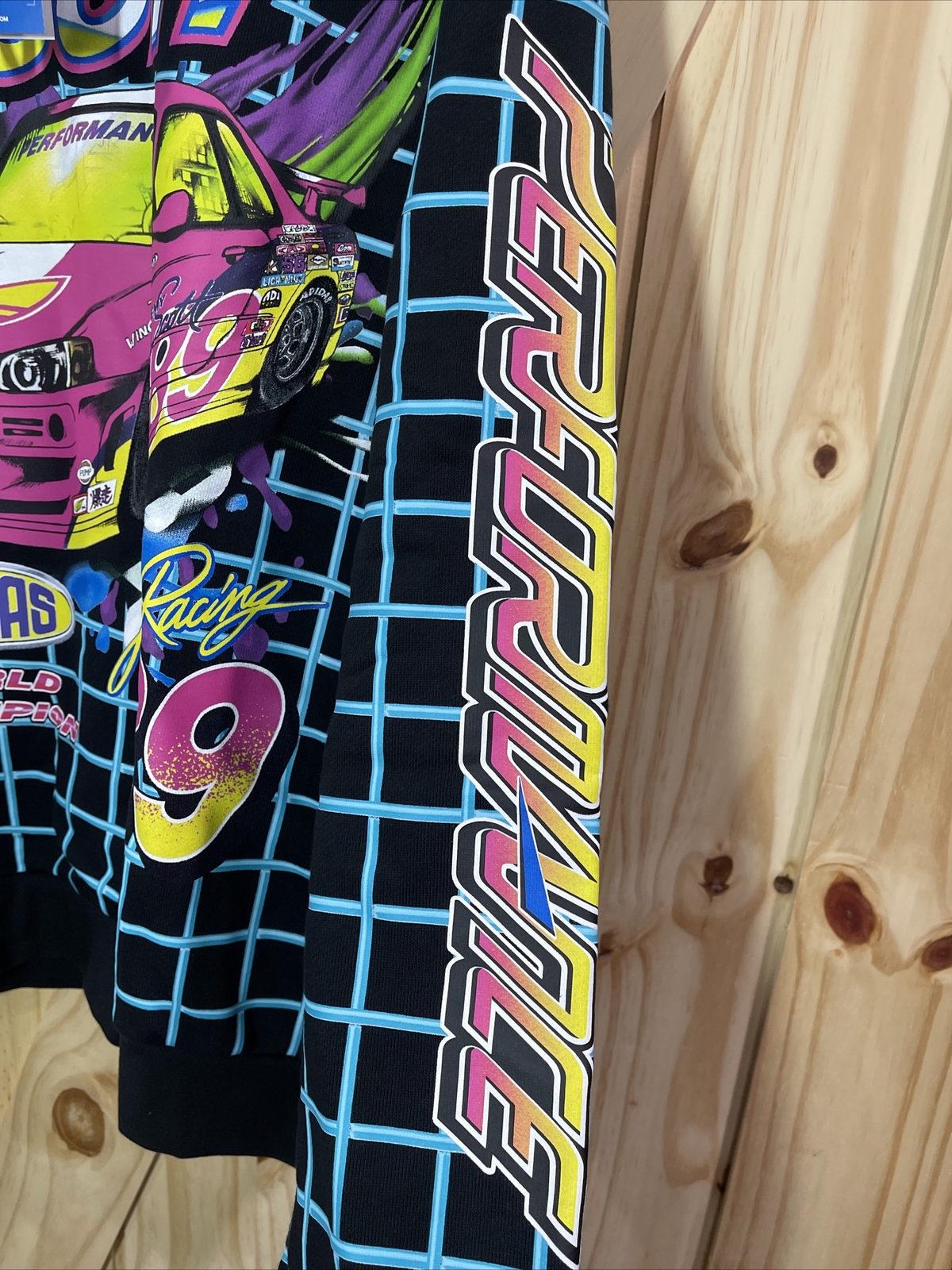 Adidas x Jeremy Scott Rally Car Adult Pullover Hoodie Black HG6511 ...