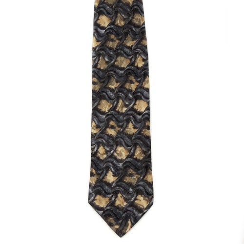 Louis & Roth Men's 100% Silk Abstract Paisley Neck Tie Gray Classic 3 7 ...