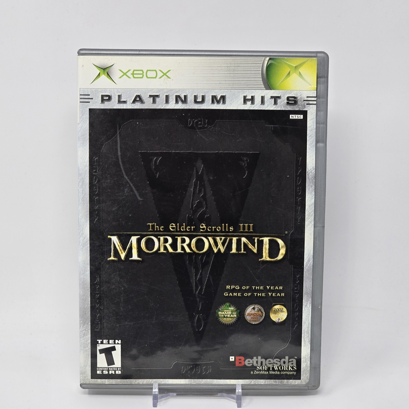 The Elder Scrolls III: Morrowind (Original Xbox) Platinum Case & Disc ...