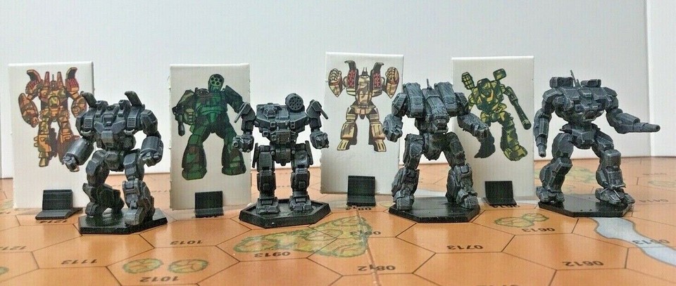 Battletech Miniatures - Starter Pack - 14x Essential Classic Minis ...