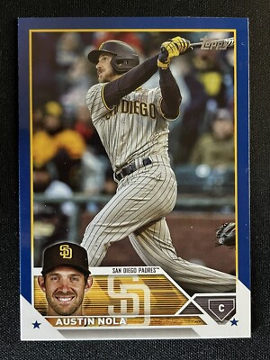 2023 Topps Royal Blue Austin Nola #486 - San Diego Padres - MLB | eBay