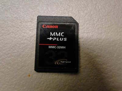 Canon Genuine 32MB MMC Plus MMC-32MH Camera High-Speed Memory Card | eBay