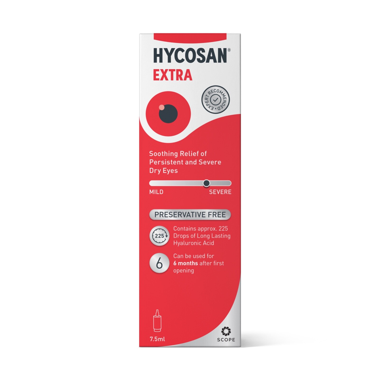 3 x hycosan extra dry eye drops (triple pack) 7.5ml : Hylo forte ...