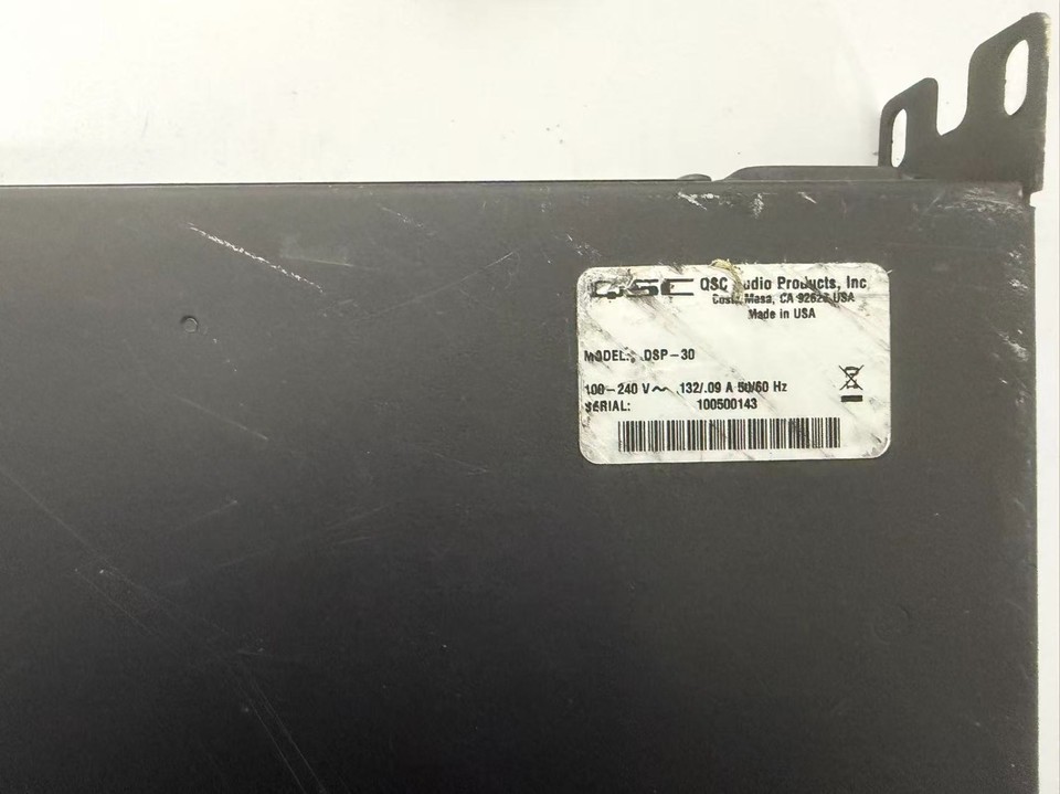 QSC DSP-30 Computer Configurable Digital Signal Processor | eBay
