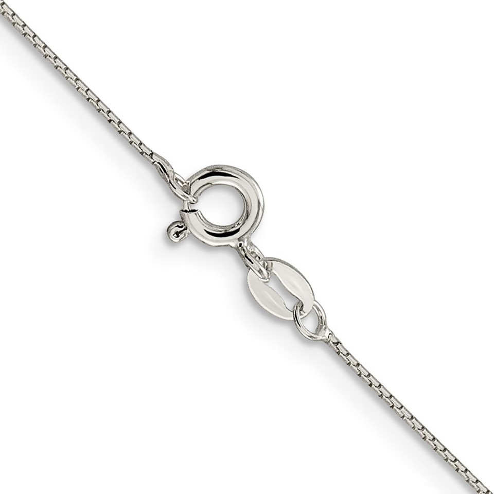 Sterling Silver .6mm 8 Sided Diamond-cut Mirror Box Chain 16 Inches ...