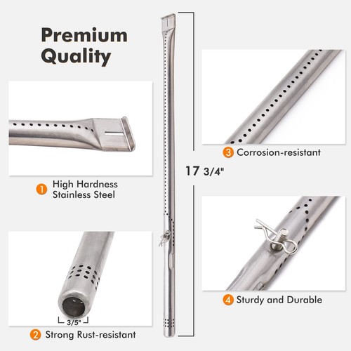 Yiming® Grill Replacement 2 Burner Parts for Char-Broil 475, 463673519 ...