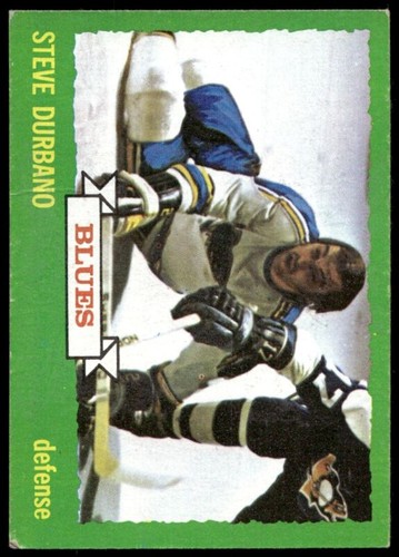 1973 TOPPS STEVE DURBANO 168 GOOD RC HOCKEY ST. LOUIS BLUES | eBay
