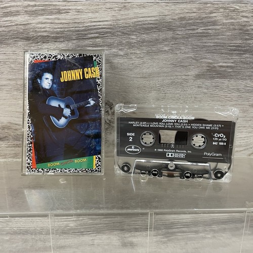 Johnny Cash Boom Chicka Boom Cassette Tape 1990 Polygram 842 155-4 Folk ...